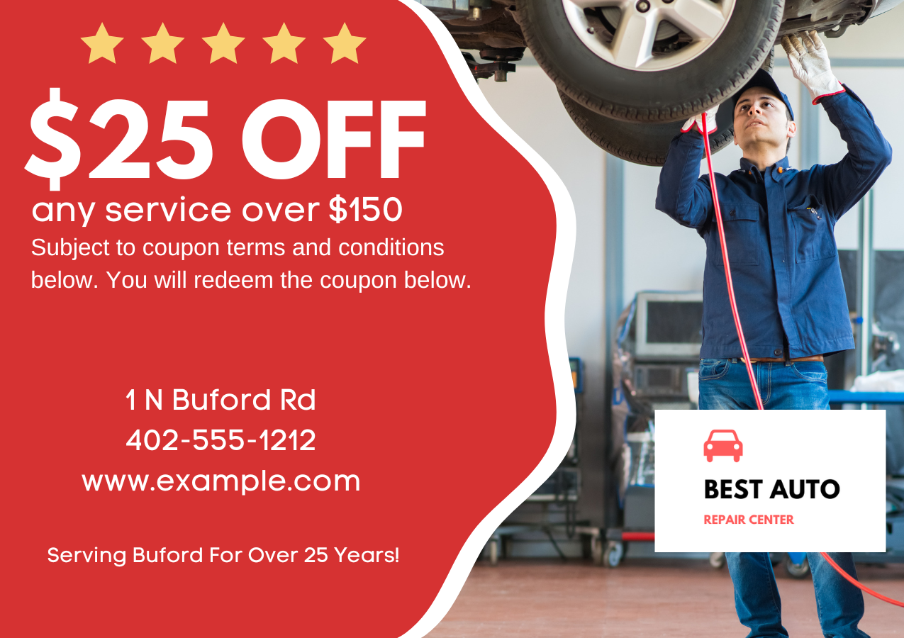 o1101 Best Auto Repair Coupon Club Offer